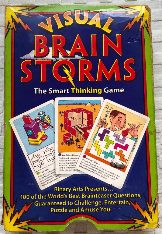 Visual Brain Storms The Smart Thinking Game, Hobbies & Toys, Toys ...