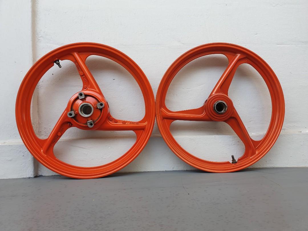 X1r/125z Enkei rim, Motorcycles, Motorcycle Accessories on Carousell