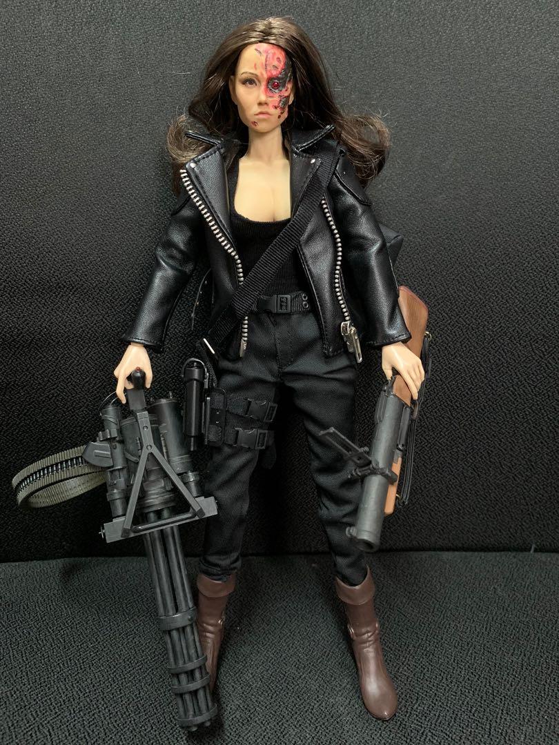 hottoys minigun Terminator 終結者 女性 未來戰士 terminator the sarah connor ...