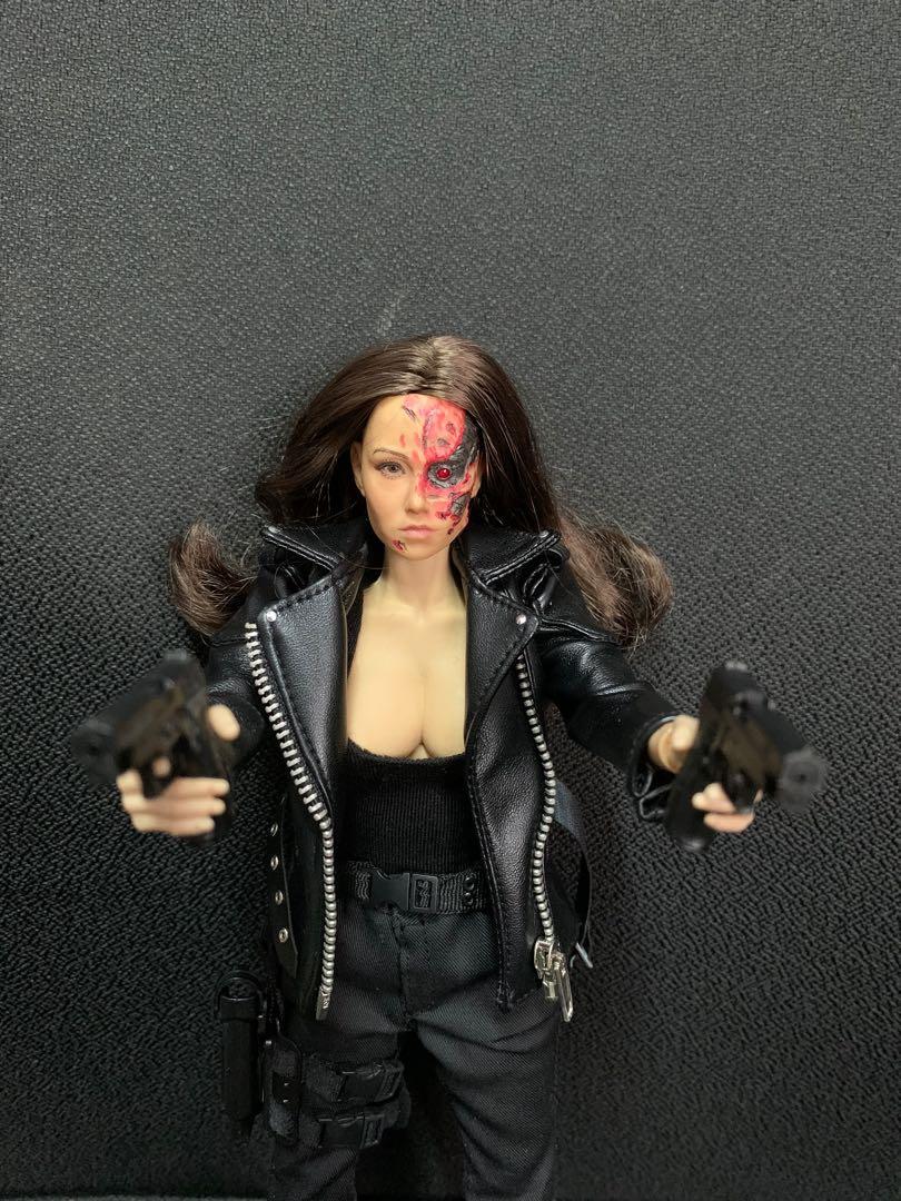hottoys minigun Terminator 終結者 女性 未來戰士 terminator the sarah connor ...