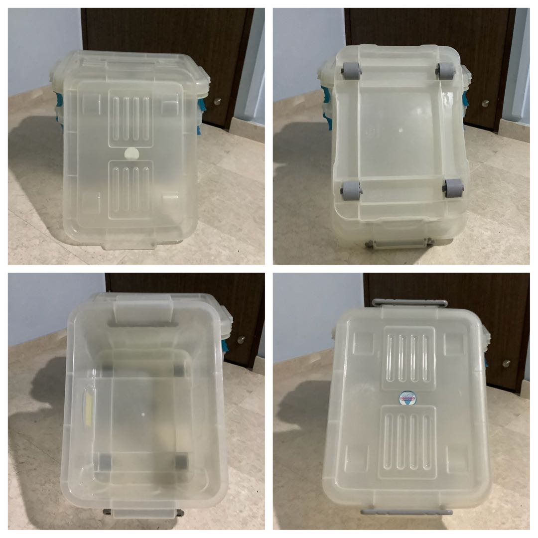 (9805)Toyogo Storage Thickness Box With Wheels , Furniture & Home ...