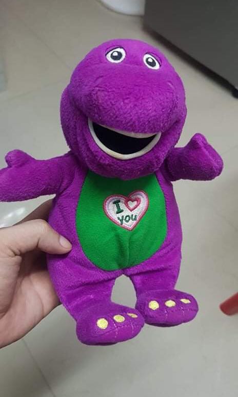 Barney Plush Toy, Hobbies & Toys, Toys & Games on Carousell