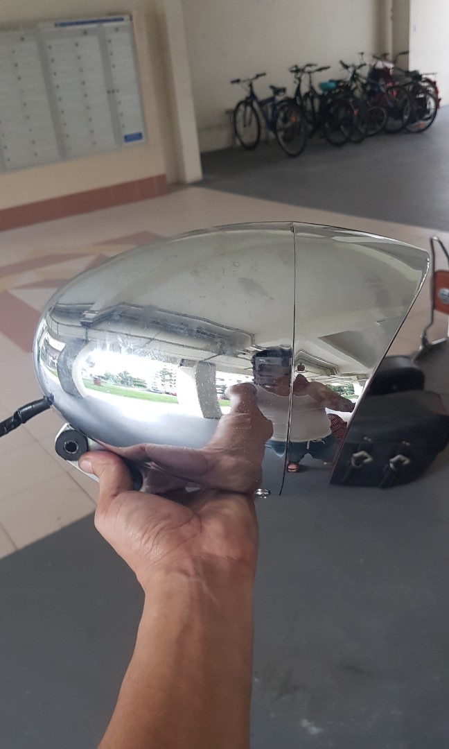 Big alien head light, Motorcycles, Motorcycle Accessories on Carousell