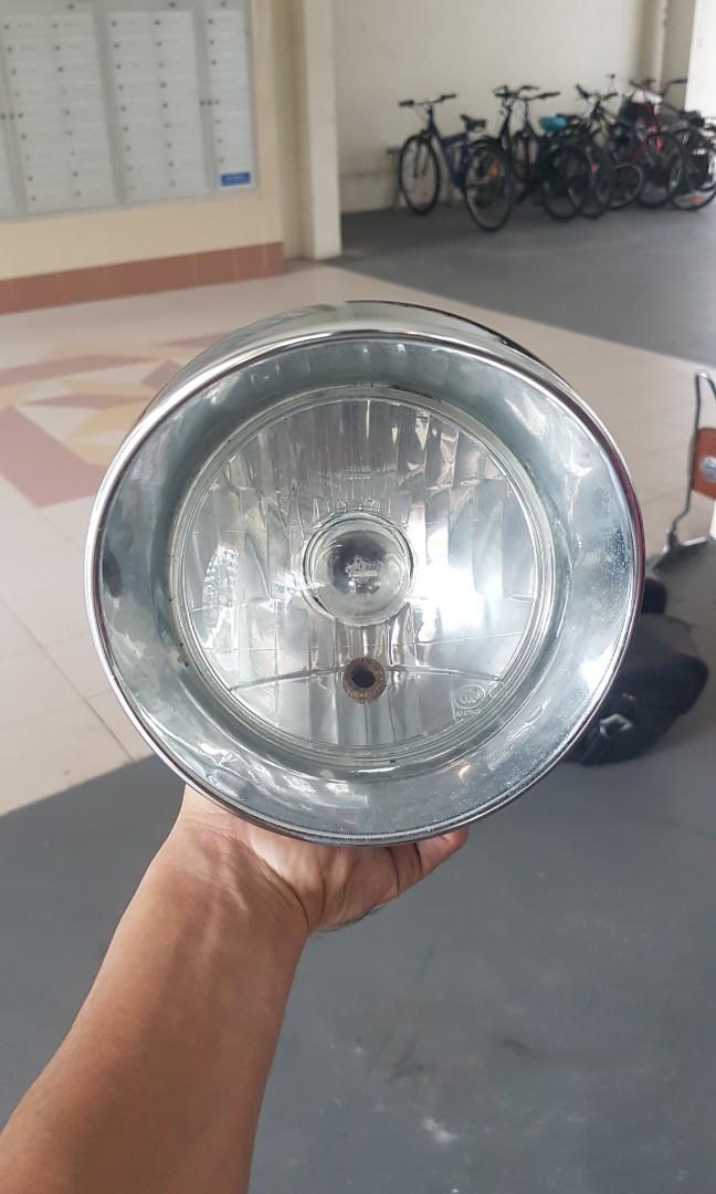 Big alien head light, Motorcycles, Motorcycle Accessories on Carousell