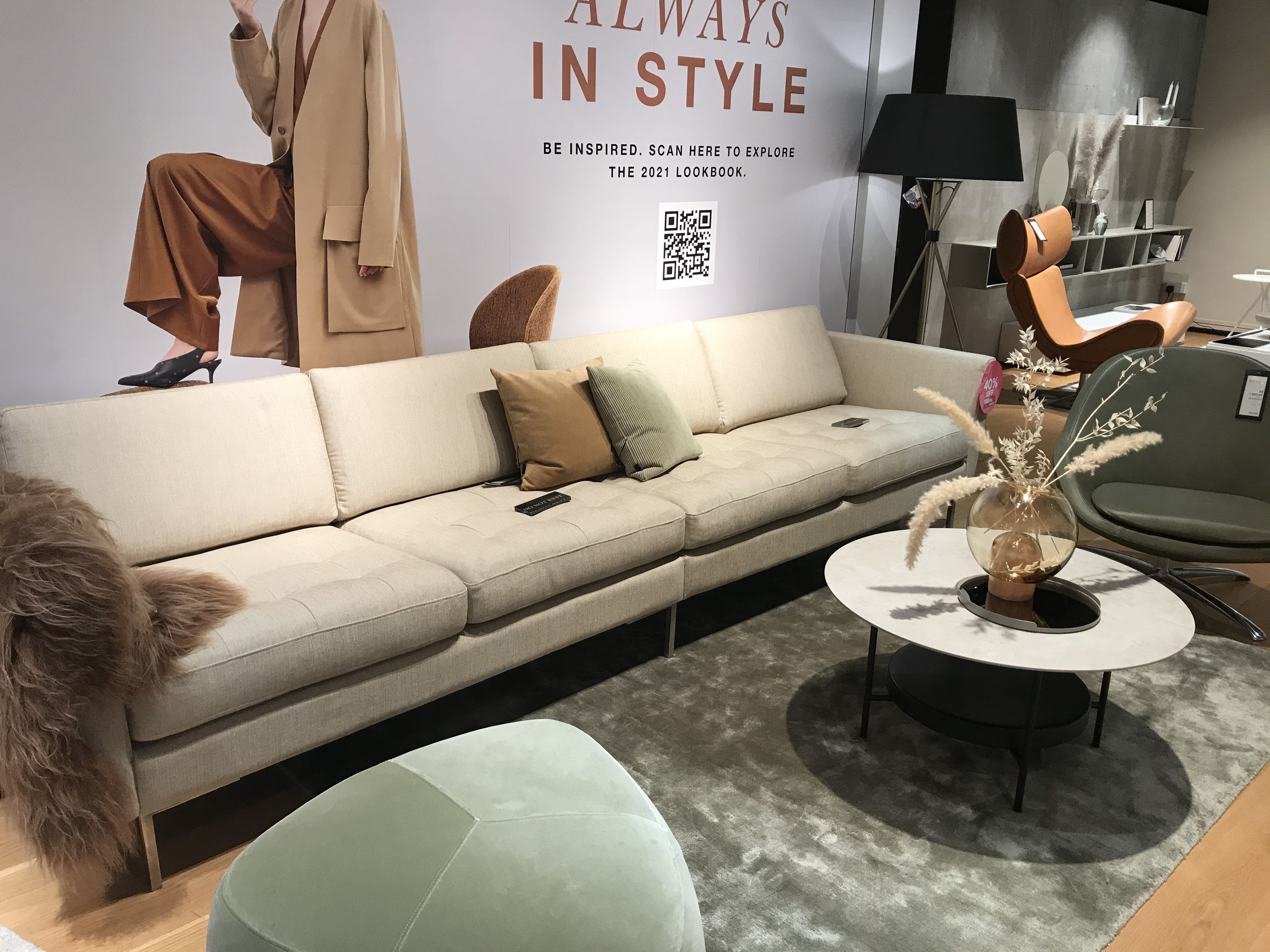 BoConcept 4 Seater Osaka Sofa, Furniture & Home Living, Furniture ...