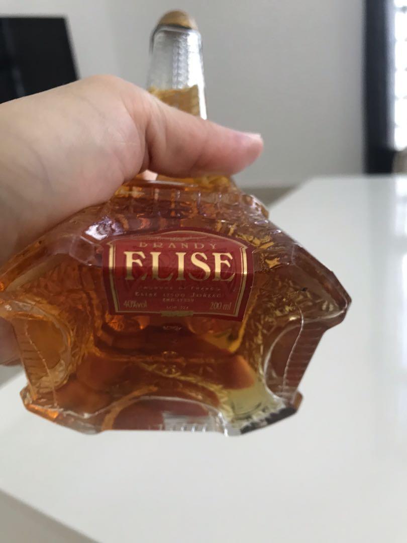 Hard liquor Brandy Eiffel Tower XO 200ml, Food & Drinks, Alcoholic Beverages on Carousell