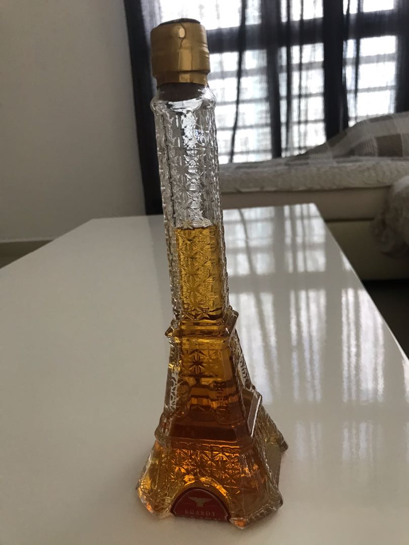 Hard liquor Brandy Eiffel Tower XO 200ml, Food & Drinks, Alcoholic Beverages on Carousell
