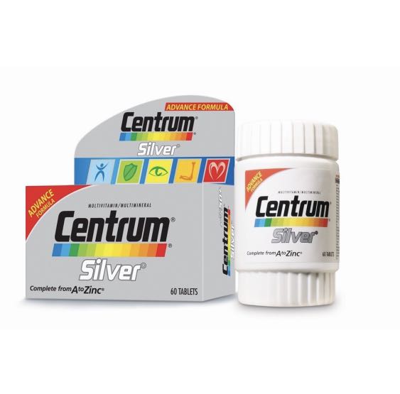 Centrum Silver Advance Formula for Seniors, Health & Nutrition, Health ...