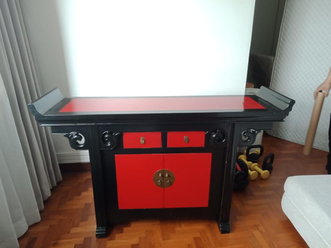 Chinese style side table, Furniture & Home Living, Furniture, Tables ...