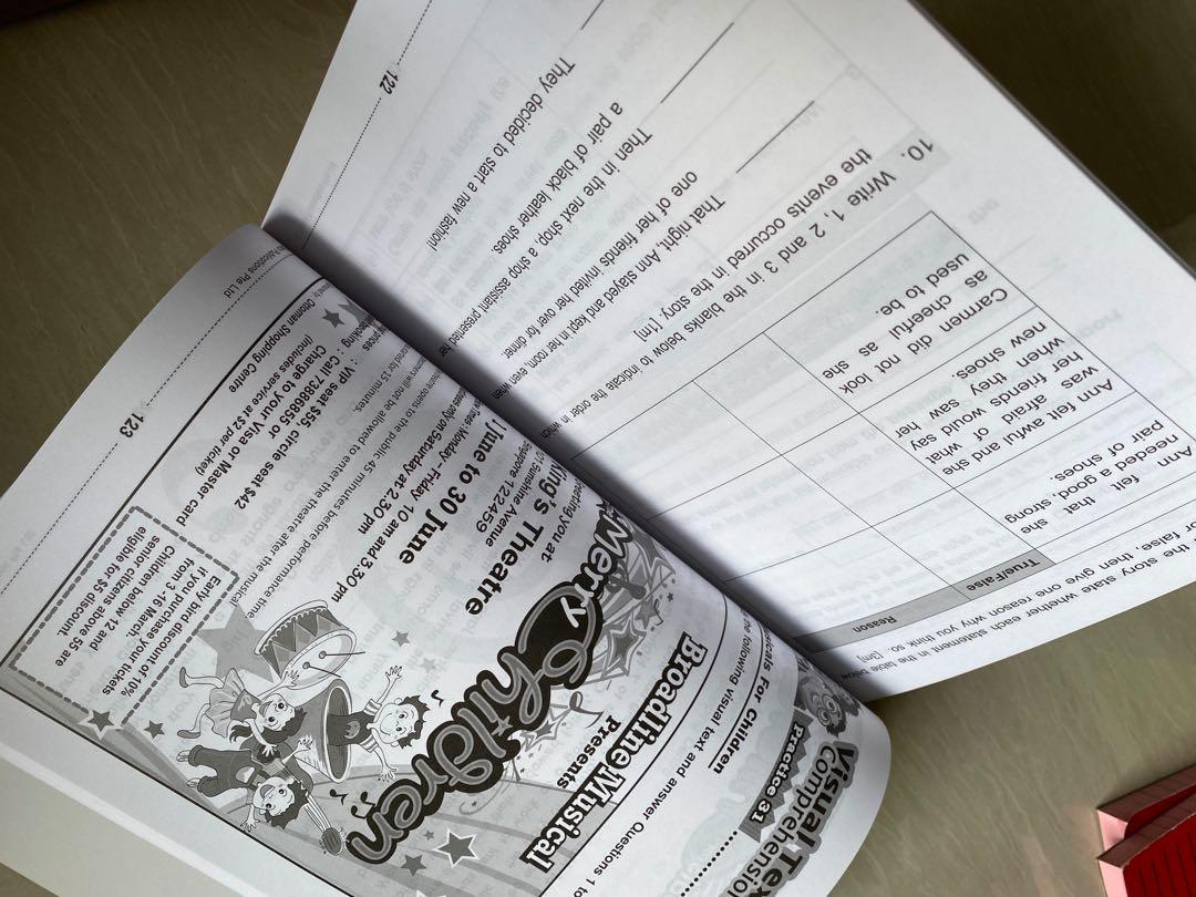 P3 Comprehension Visual Text (Primary 3), Hobbies & Toys, Books ...