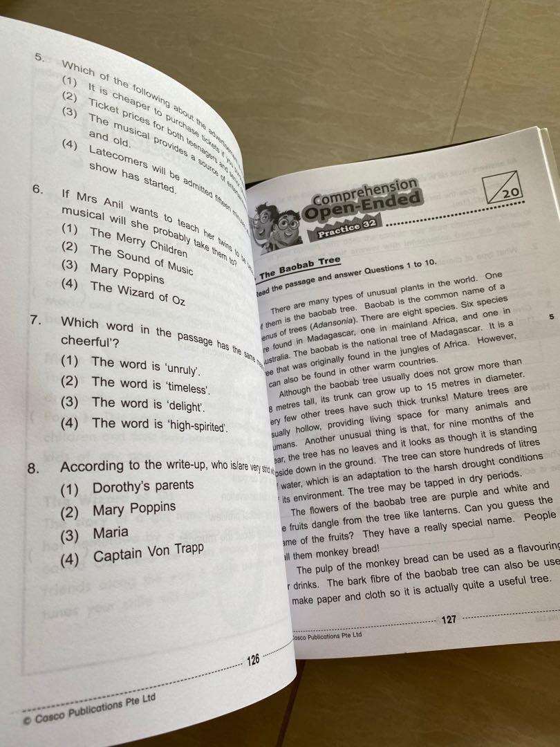 P3 Comprehension Visual Text (Primary 3), Hobbies & Toys, Books ...