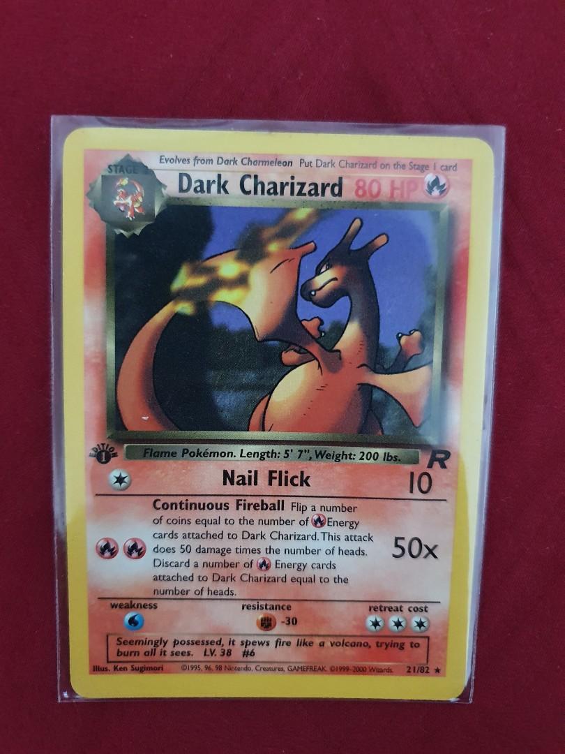 Dark Charizard pokemon card (Non Holo), Hobbies & Toys, Toys & Games on ...