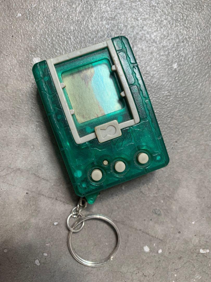 digimon digivice version 2 translucent green blue turquoise swipe for ...