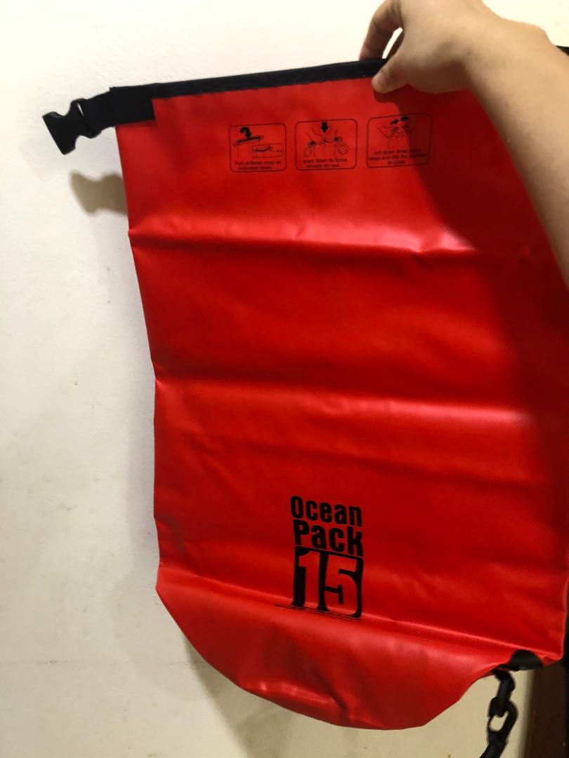 Dry Bag 15 Liter - OCEAN PACK, Fesyen Pria, Tas & Dompet , Lainnya di Carousell
