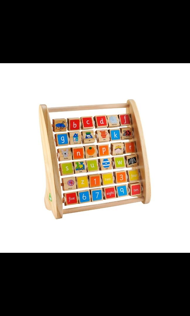 Educational Toys ELC Brand Alphabet Teaching Frame, Hobbies & Toys ...