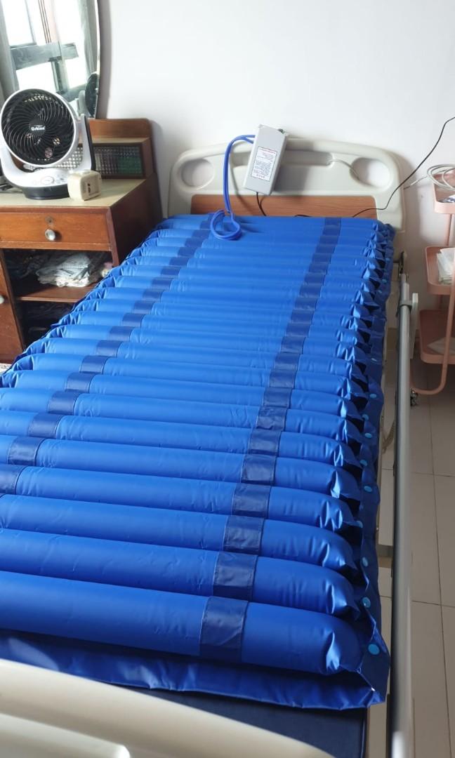 Electronic hospital bed with motorised air mattress, Health & Nutrition ...