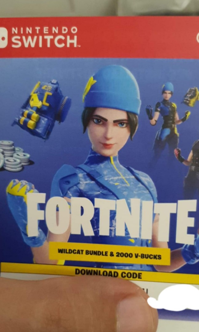 Fortnite Wildcat and Vbucks Code, Video Gaming, Gaming Accessories ...
