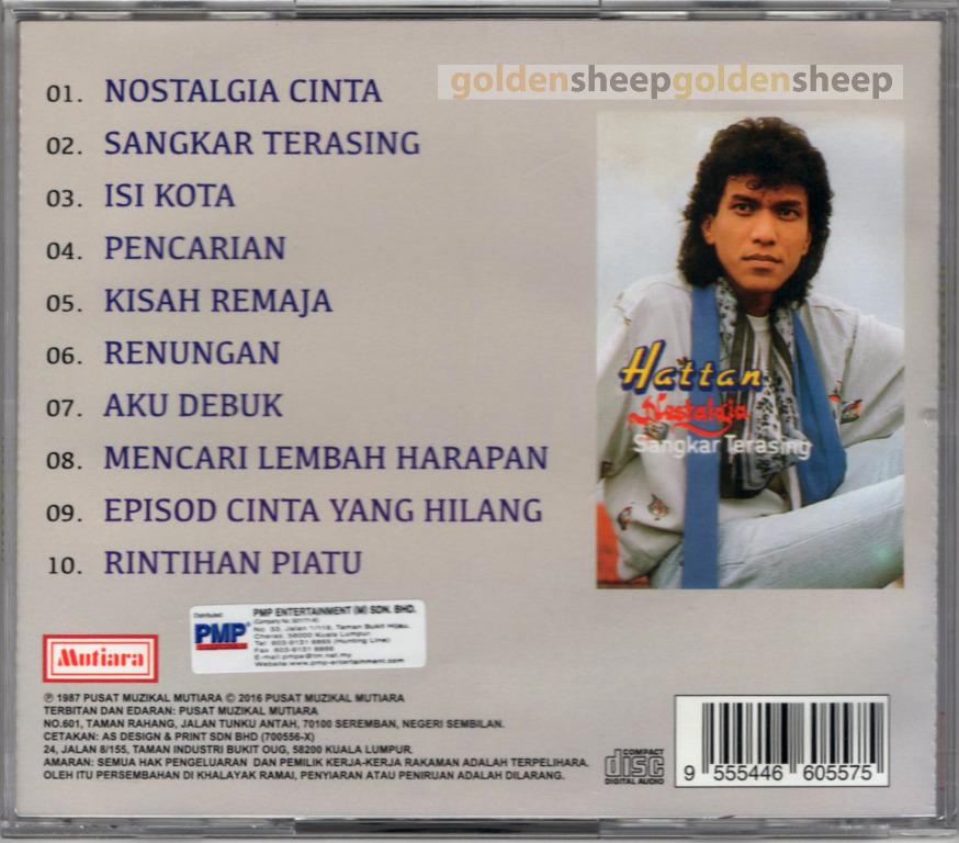 HATTAN - Nostalgia (Sangkar Terasing) 1987 MUTIARA ORIGINAL CD (1st ...