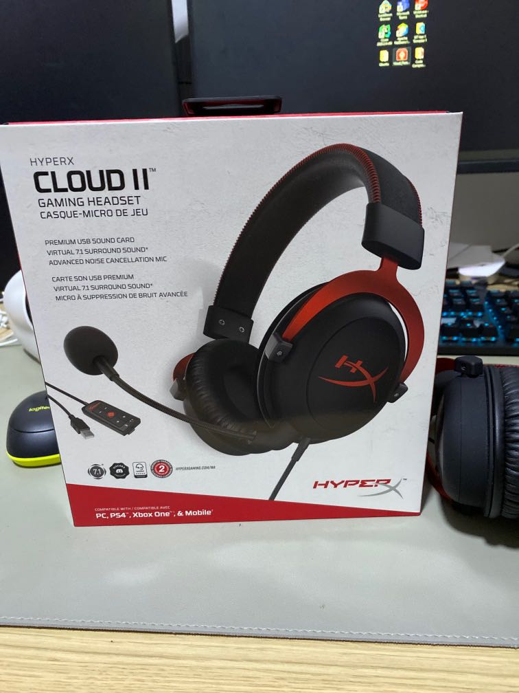 Hyper X Cloud 2 / II [Gun Metal], Audio, Other Audio Equipment on Carousell