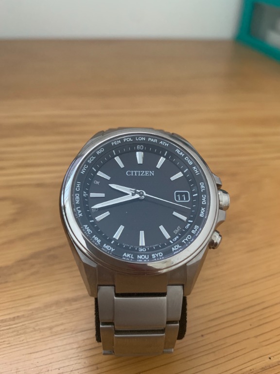 JDM Citizen Eco-Drive World Timer, Luxury, Watches on Carousell