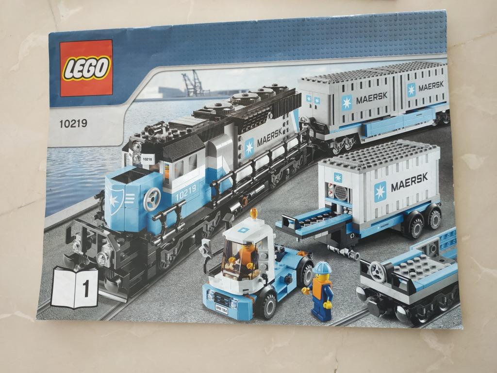 Lego 10219 Maersk Container Train, Toys & Games, Bricks & Figurines on ...