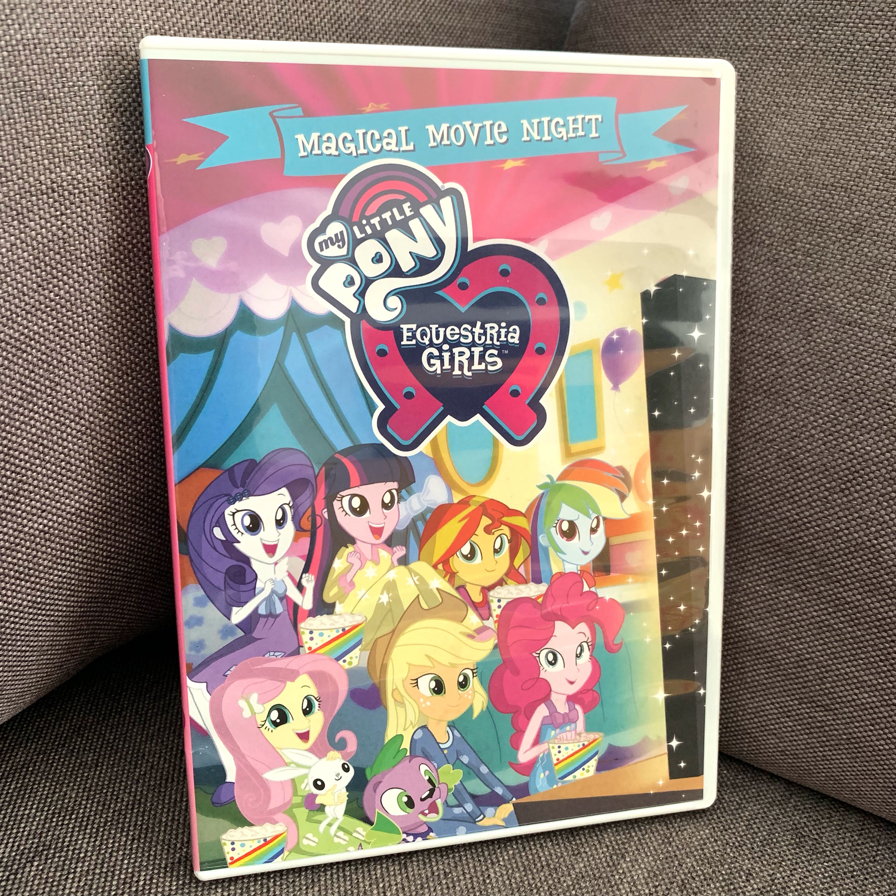My Little Pony Equestria Girls~Magical Movie Night DVD, 興趣及遊戲, 收藏品及紀念品, 明星周邊 - Carousell