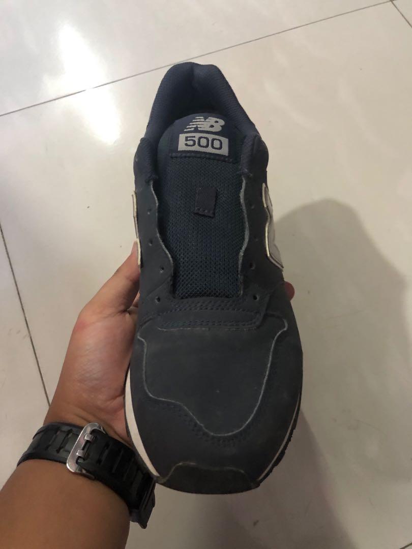 New Balance 500 (Navy Blue), Men's Fashion, Footwear, Sneakers on Carousell