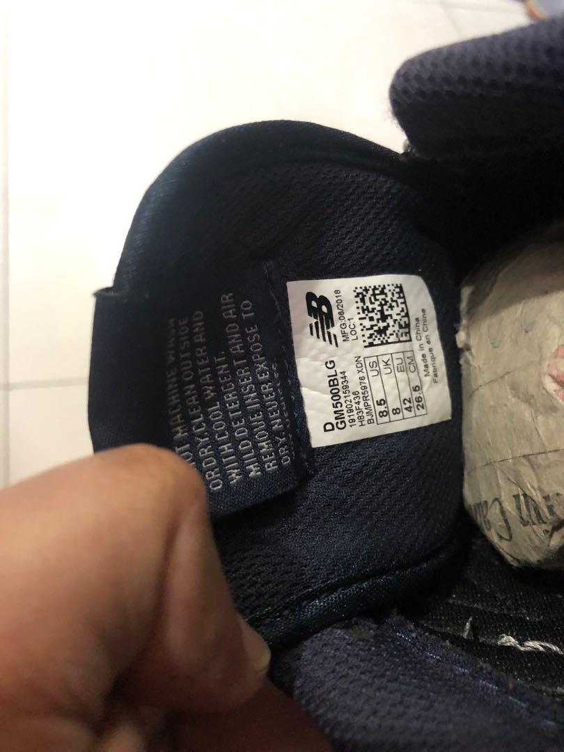 New Balance 500 (Navy Blue), Men's Fashion, Footwear, Sneakers on Carousell