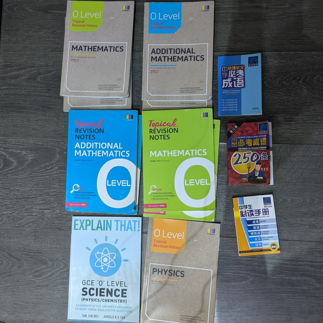 OLEVEL REVISION NOTES, Hobbies & Toys, Books & Magazines, Assessment ...