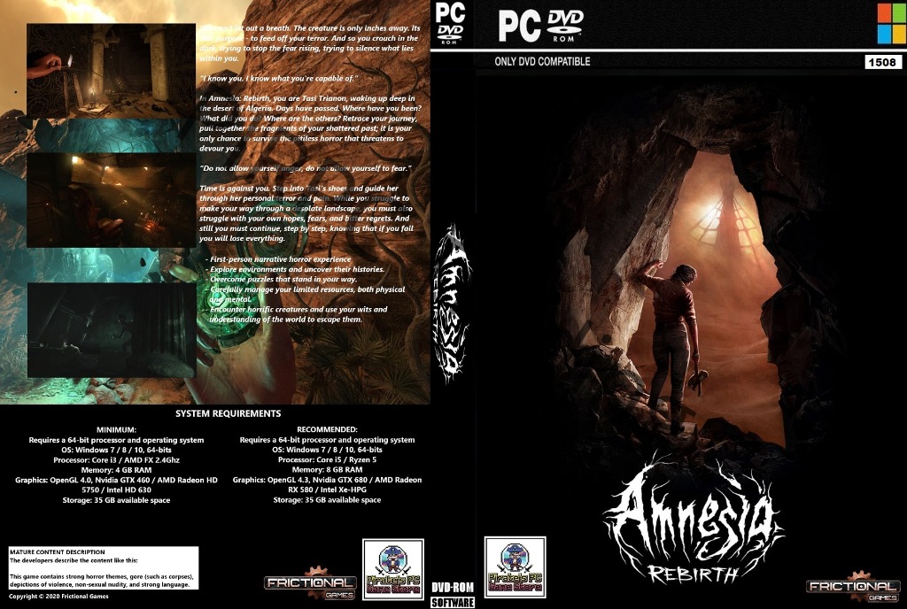 (PC) Amnesia Rebirth, Video Gaming, Video Games, PlayStation on Carousell