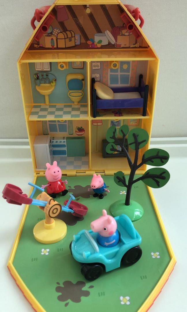 Peppy Pig House & Garden + George in Car!, Hobbies & Toys, Toys & Games ...