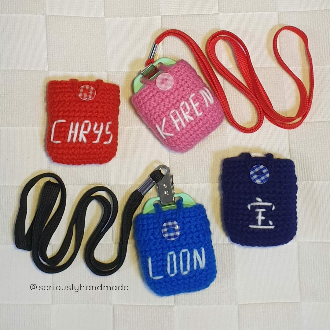 Personalized Crochet Trace Together Token Case / Cover for all 4 token ...