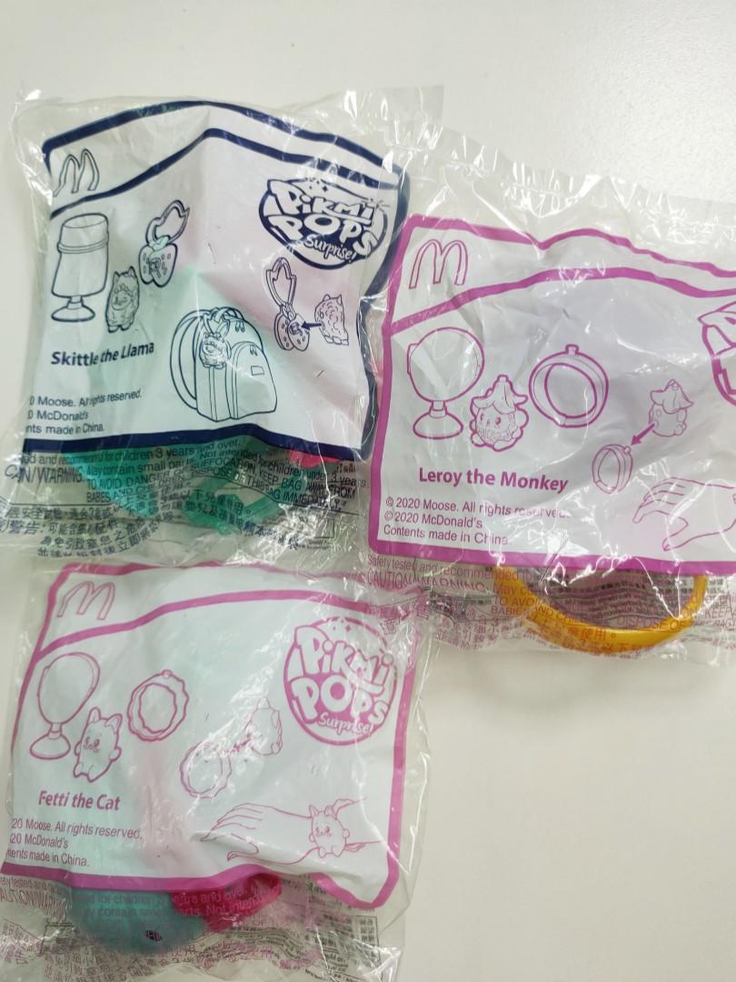 Pikmi Pops -Sets Of 3 (Skittle The Llama/Fetti The Cat/Leroy The Monkey ...