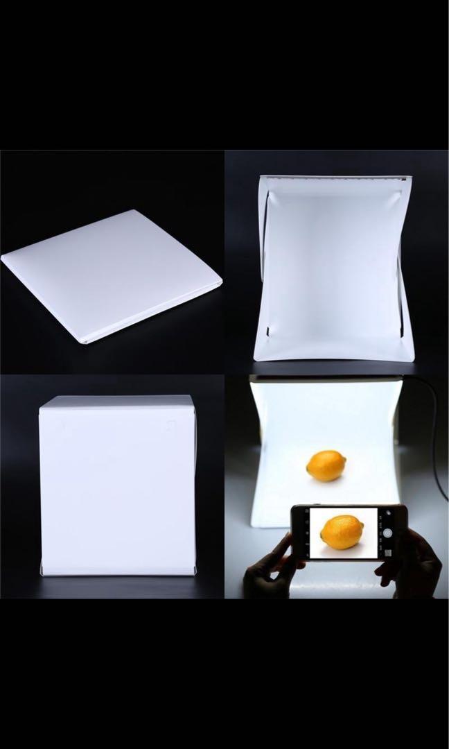 Portable Photography Backdrop with Lighting LED! Professional Studio ...