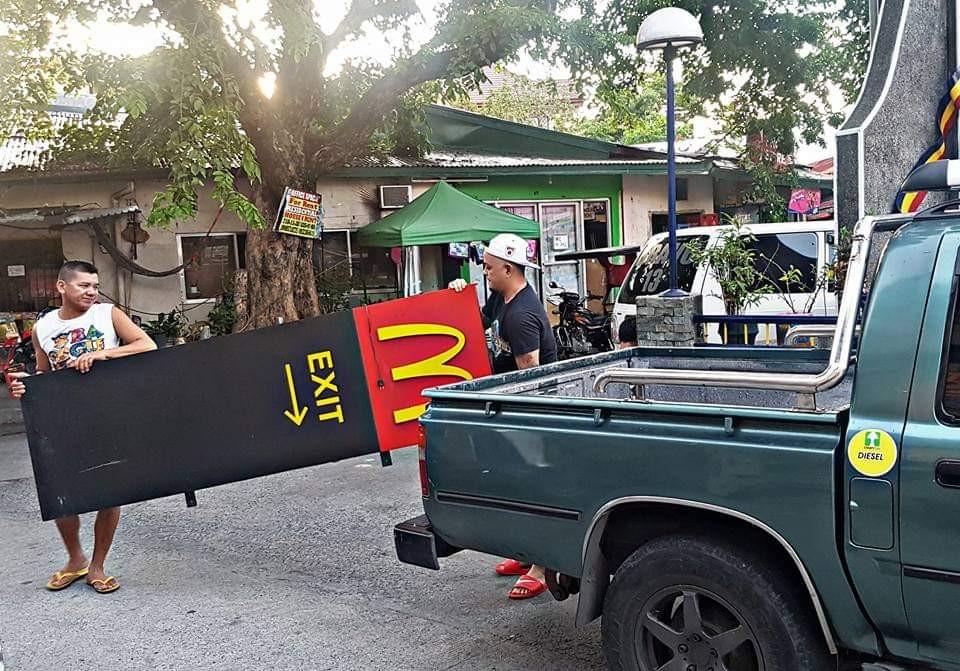 Retored Mcdonalds signage, Furniture & Home Living, Home Decor, Other ...