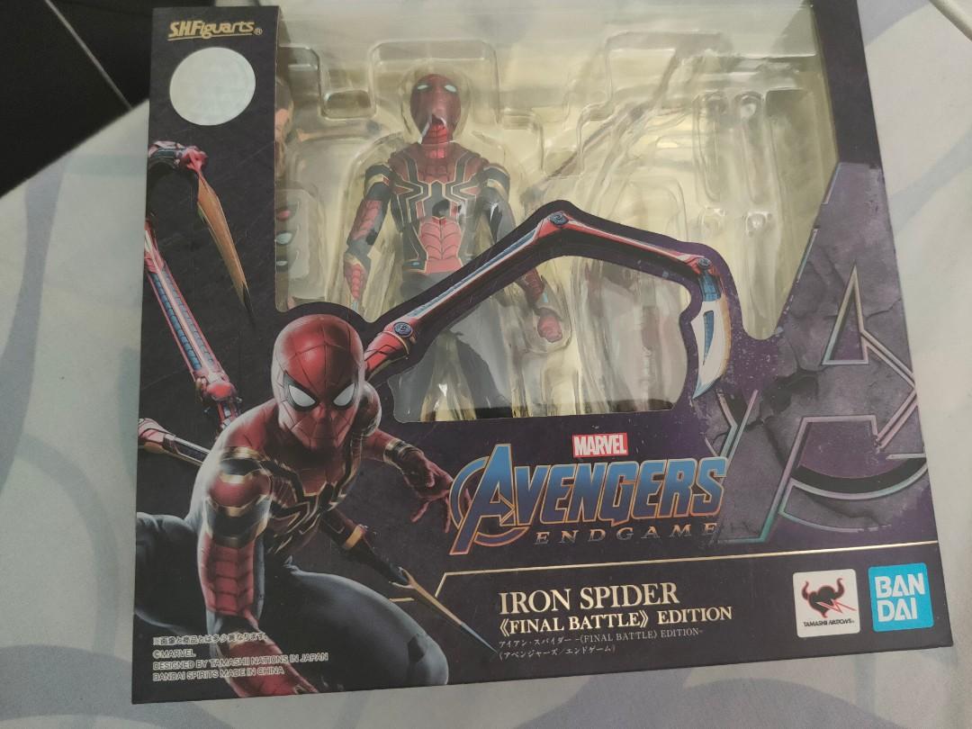 SHF MARVEL IRON SPIDERMAN（FINAL EDITION）, Hobbies & Toys, Toys & Games ...