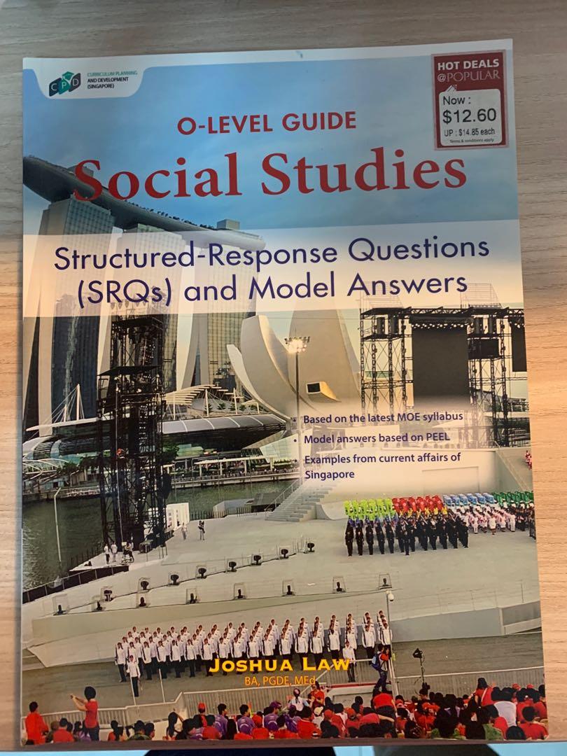 Social Studies SRQ model answers. Really useful. 70% off, Hobbies ...