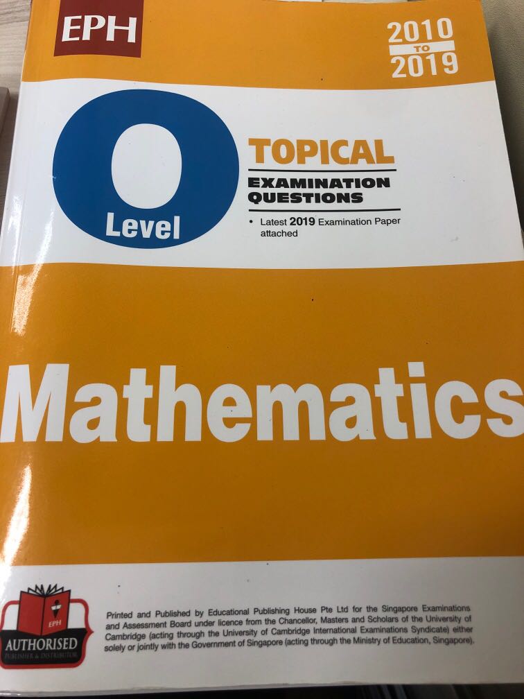 Topical O level Mathematics, Hobbies & Toys, Books & Magazines ...