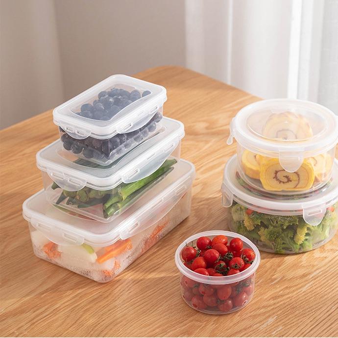 Clip Lock Food Storage Containers #YishunMRT, Furniture & Home Living ...