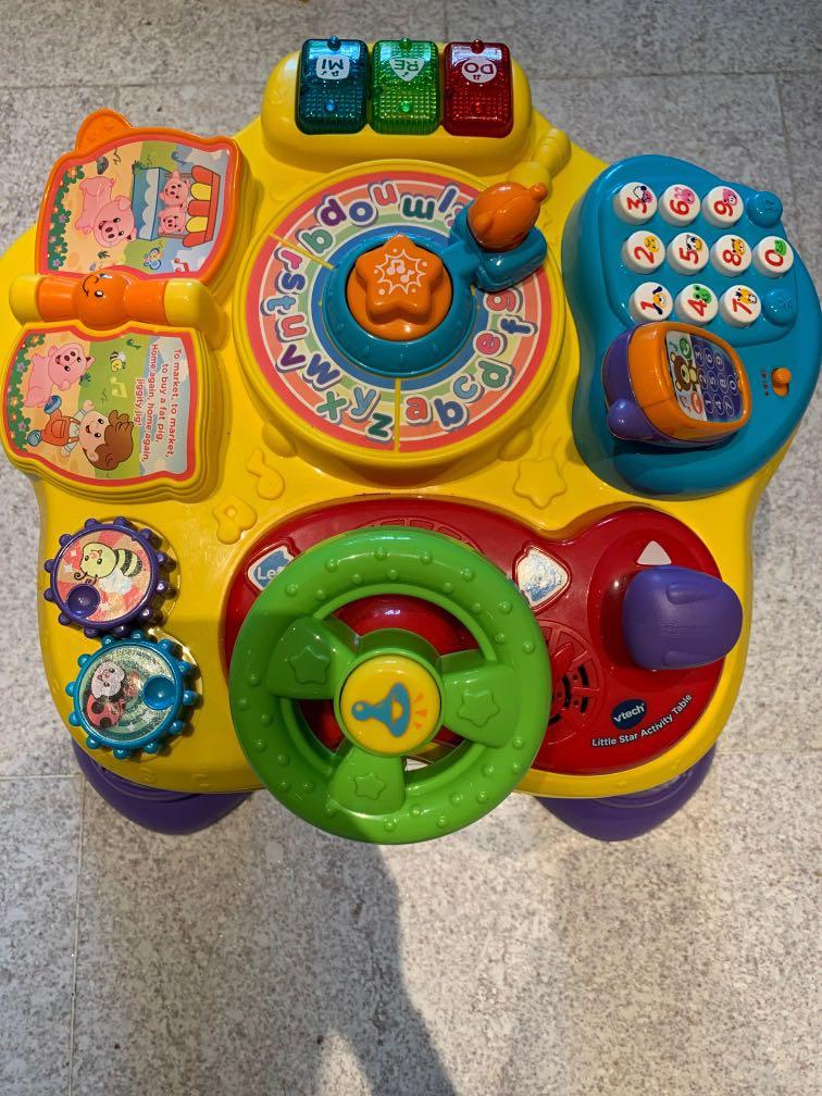Vtech learning table/activities table, Babies & Kids, Infant Playtime ...