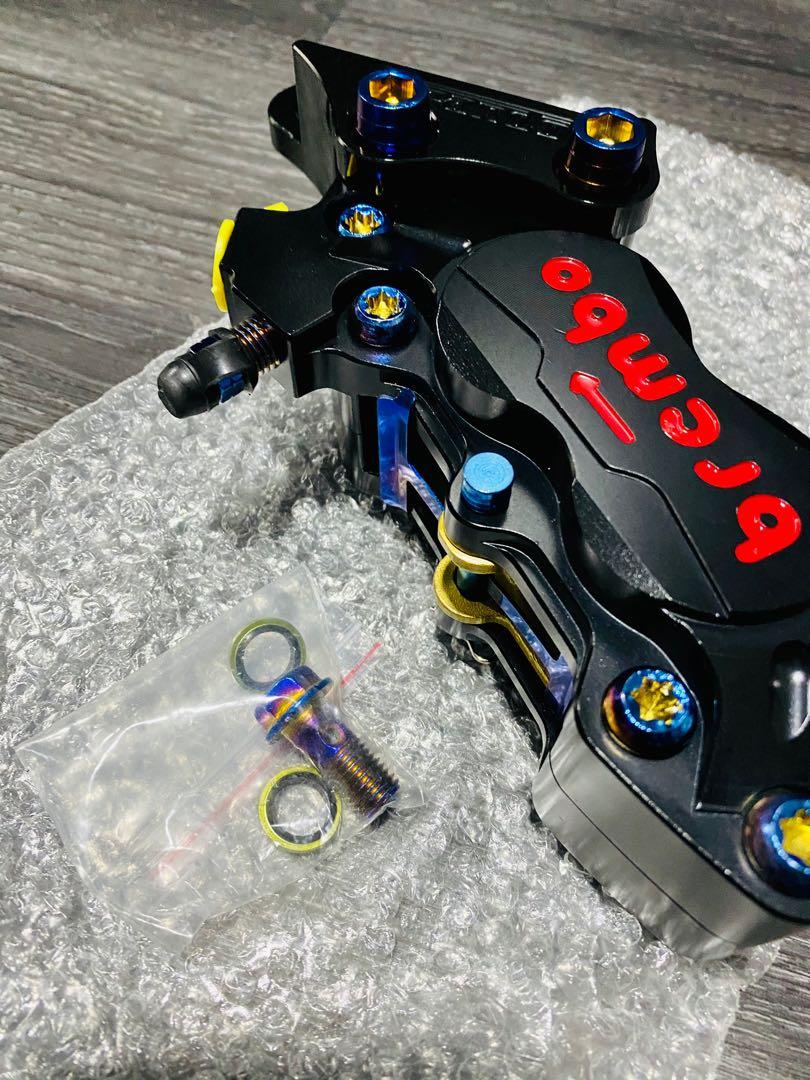 YAMAHA AEROX / NVX 155 BREMBO 4 PISTONS CALIPER CUM WITH ORIGINAL ...