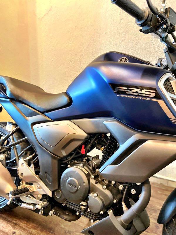 Yamaha FZS (Blue), Motorcycles, Motorcycles for Sale, Class 2B on Carousell