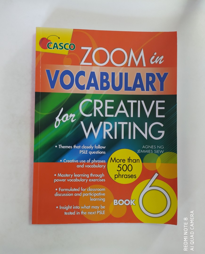 Zoom In Vocabulary for Creative Writing 6, Hobbies & Toys, Books ...