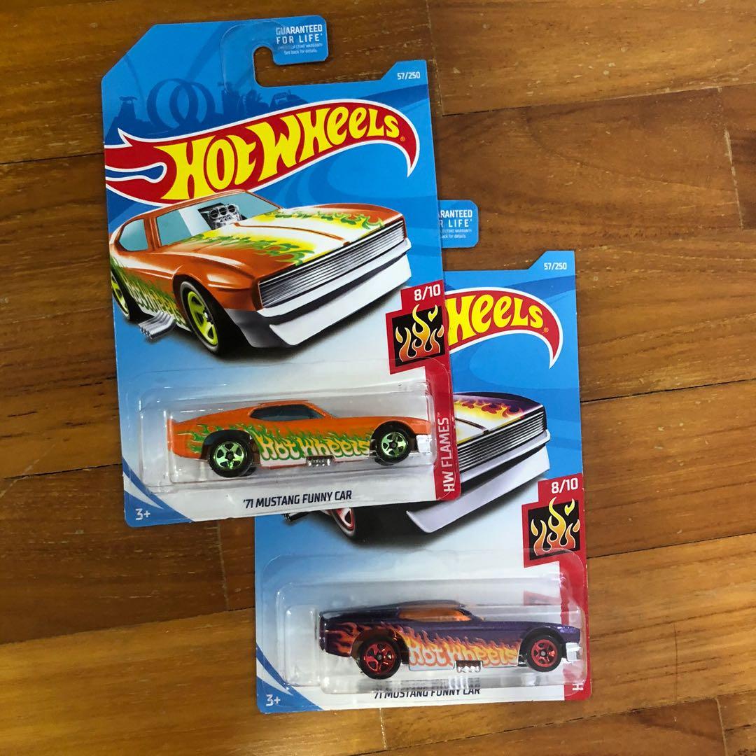 Hot Wheels 1971 Mustang Mach 1 (Funny Car) & 1978 Mustang Selection ...