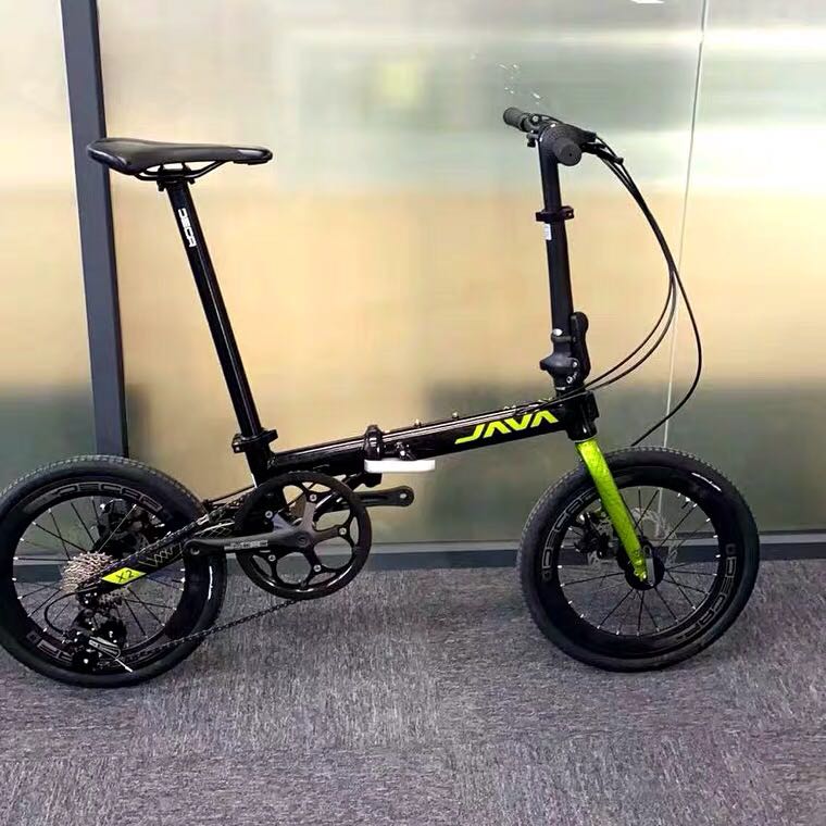 2021 新款 JAVA X2 9S 9速 16吋349 鋁合金碟剎折叠車 送前後蛙燈水架叮叮, 運動產品, 單車及配件, 單車 - Carousell