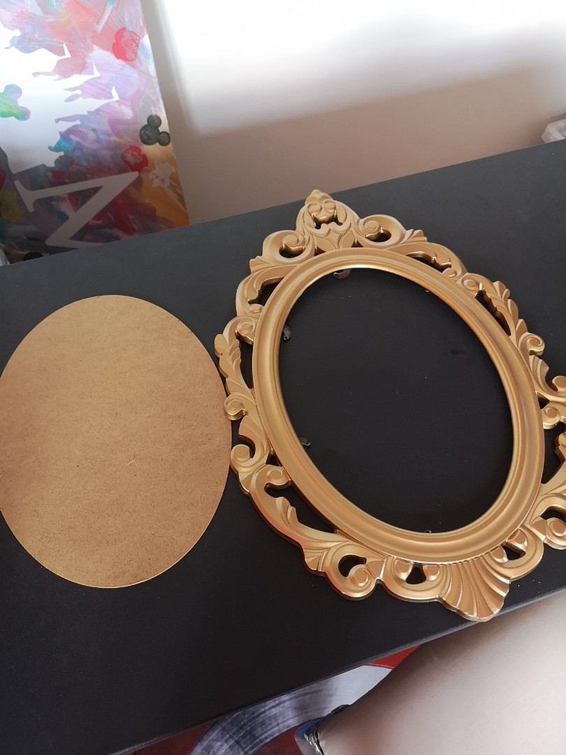 $20 Victorian Mirror Frame (wood), Furniture & Home Living, Home Decor ...