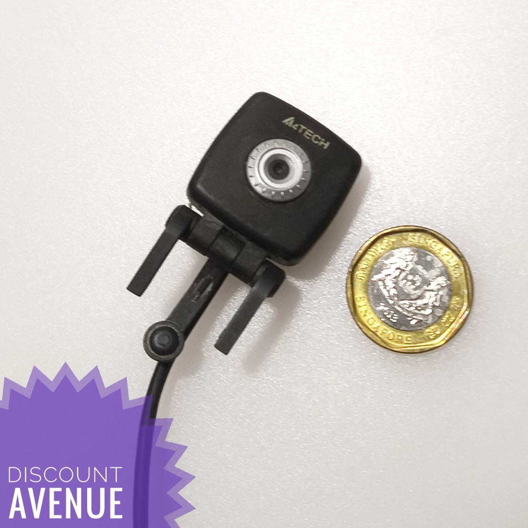 A4Tech PK-836MJ Ultra Small USB Webcam Web Camera, Computers & Tech ...