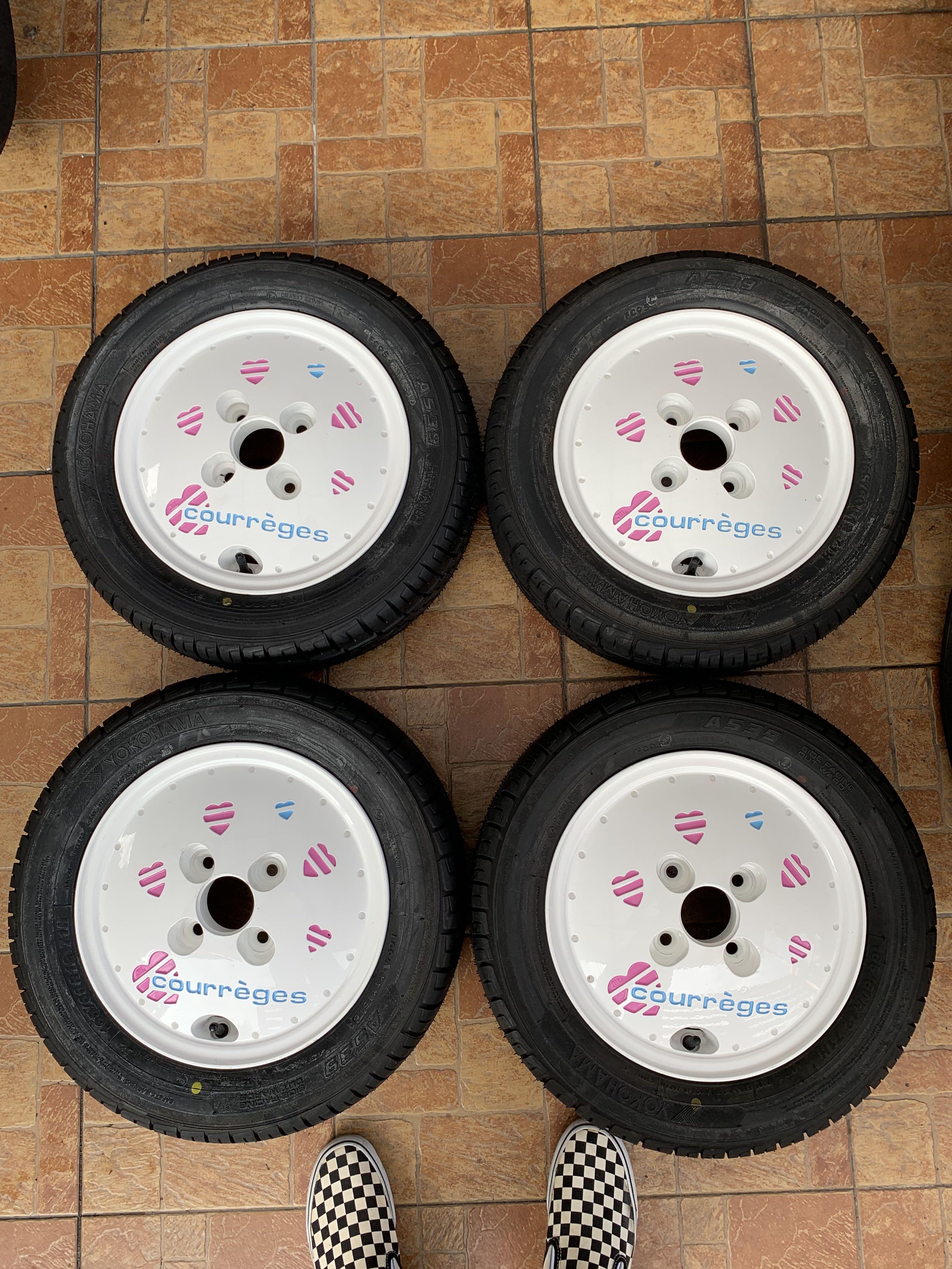 Ac Courreges 12 Inch Rim Ultra Rare 80s, Auto Accessories on Carousell