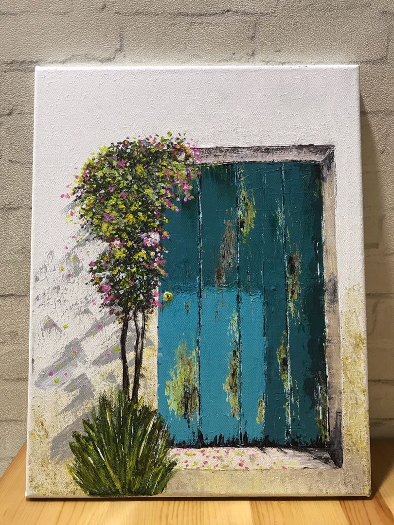 Acrylic painting, Design & Craft, Art & Prints on Carousell