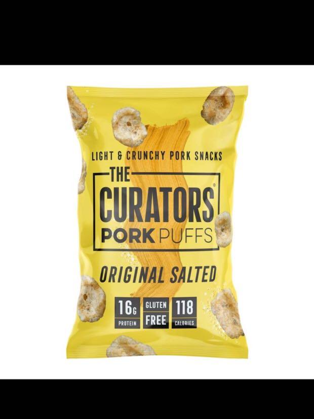 Curators Pork Skin Puffs (Keto friendly, high protein!), Food & Drinks ...